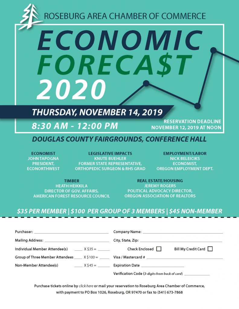 Economic Forecast 2020 - Roseburg Area Chamber