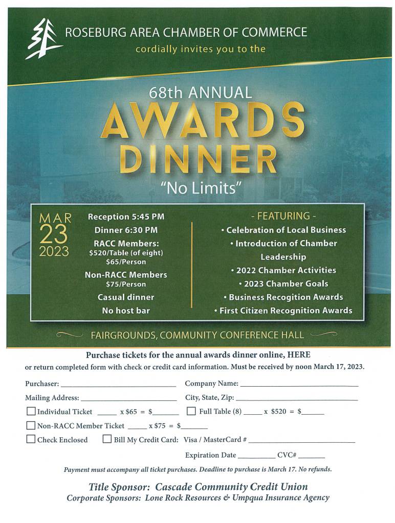 Annual Awards Dinner, Meeting of the Membership & Celebration of ...